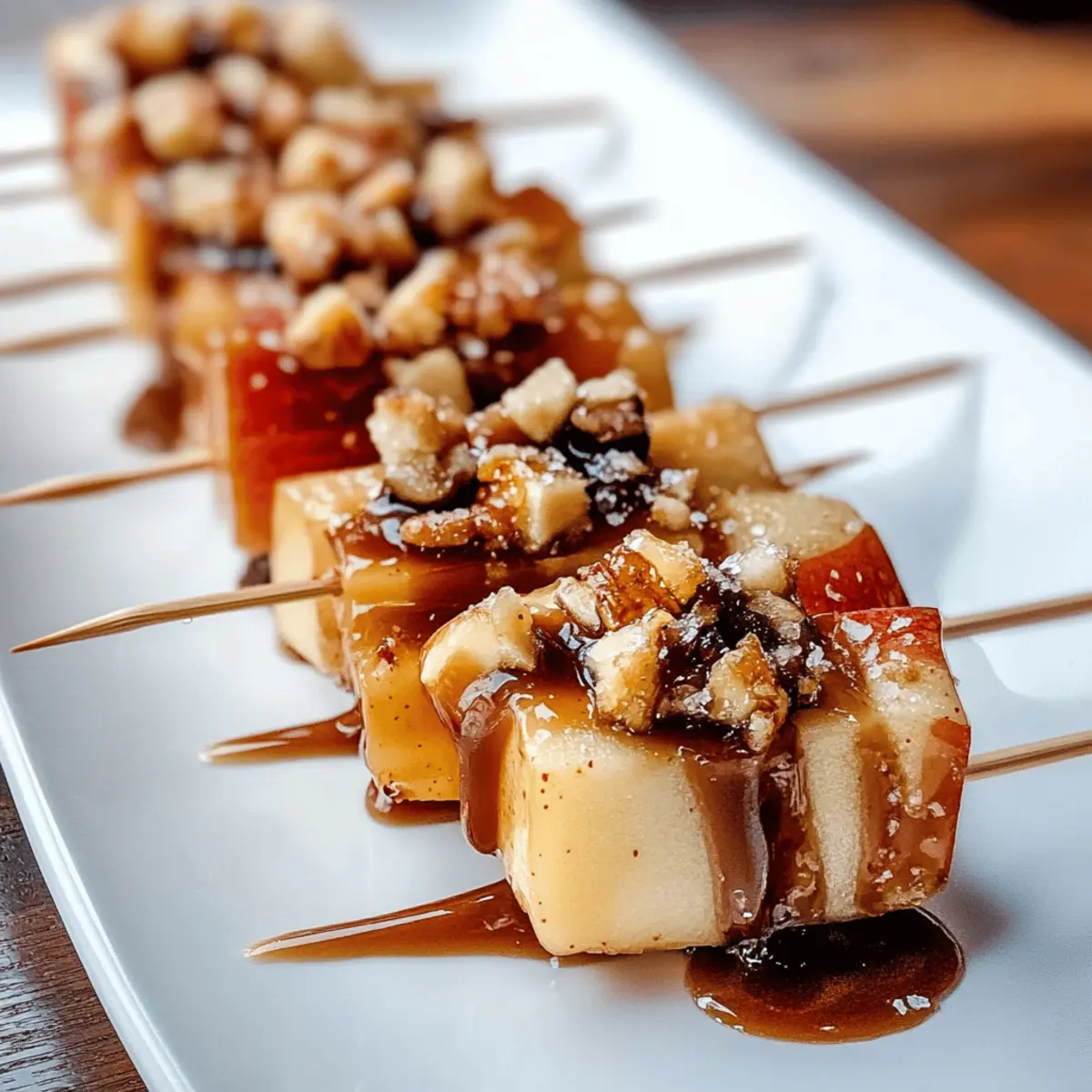 Irresistible Caramel Apple Skewers: Easy Treats to Savor at Home