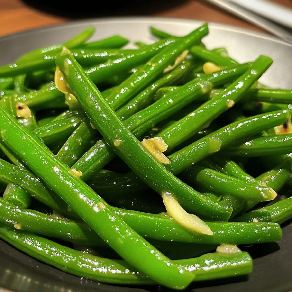 Ultimate Delicious Steamed Green Beans with Juicy Garlic Twist