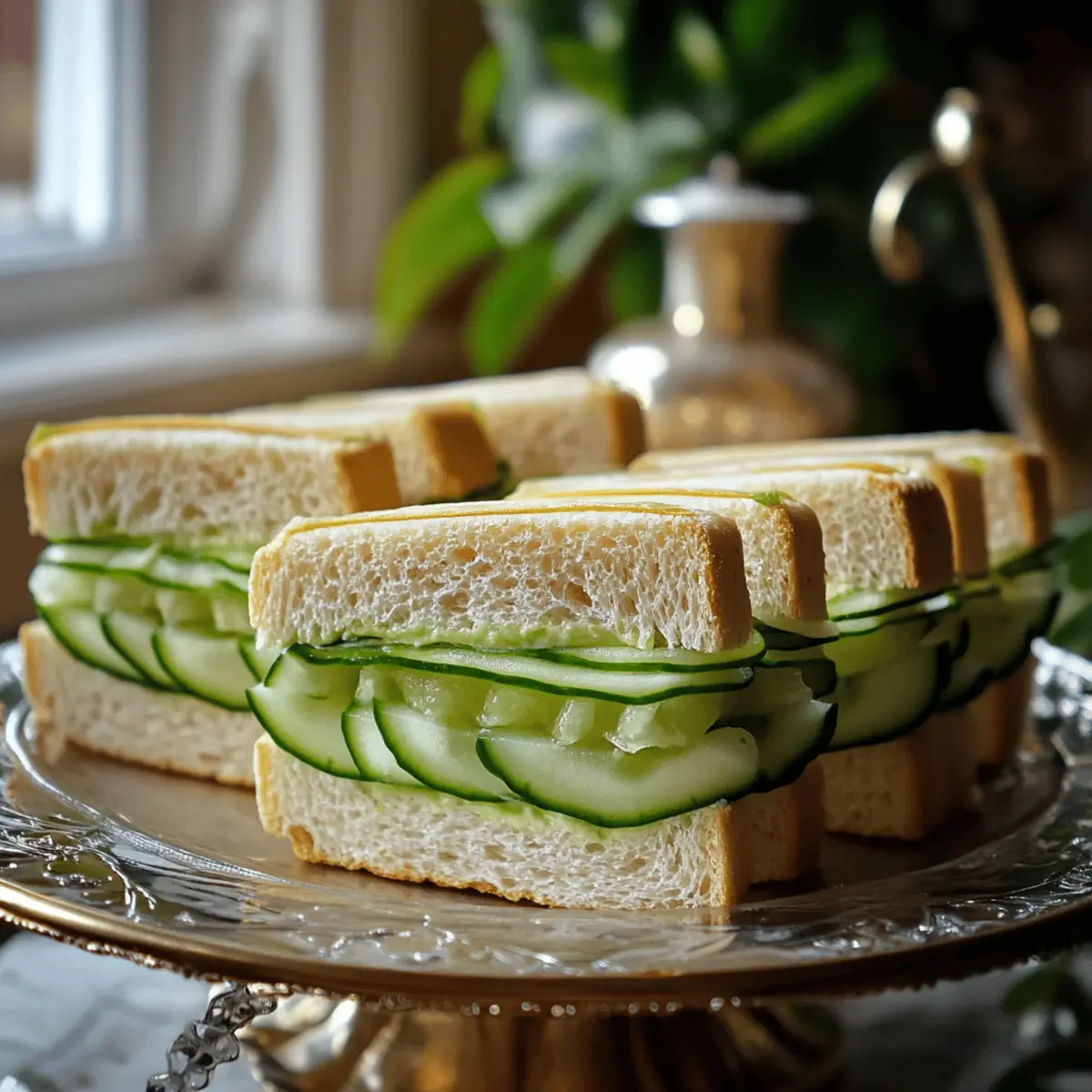 Easy Delicious Creamy Cucumber Tea Sandwiches Wow Your Guests