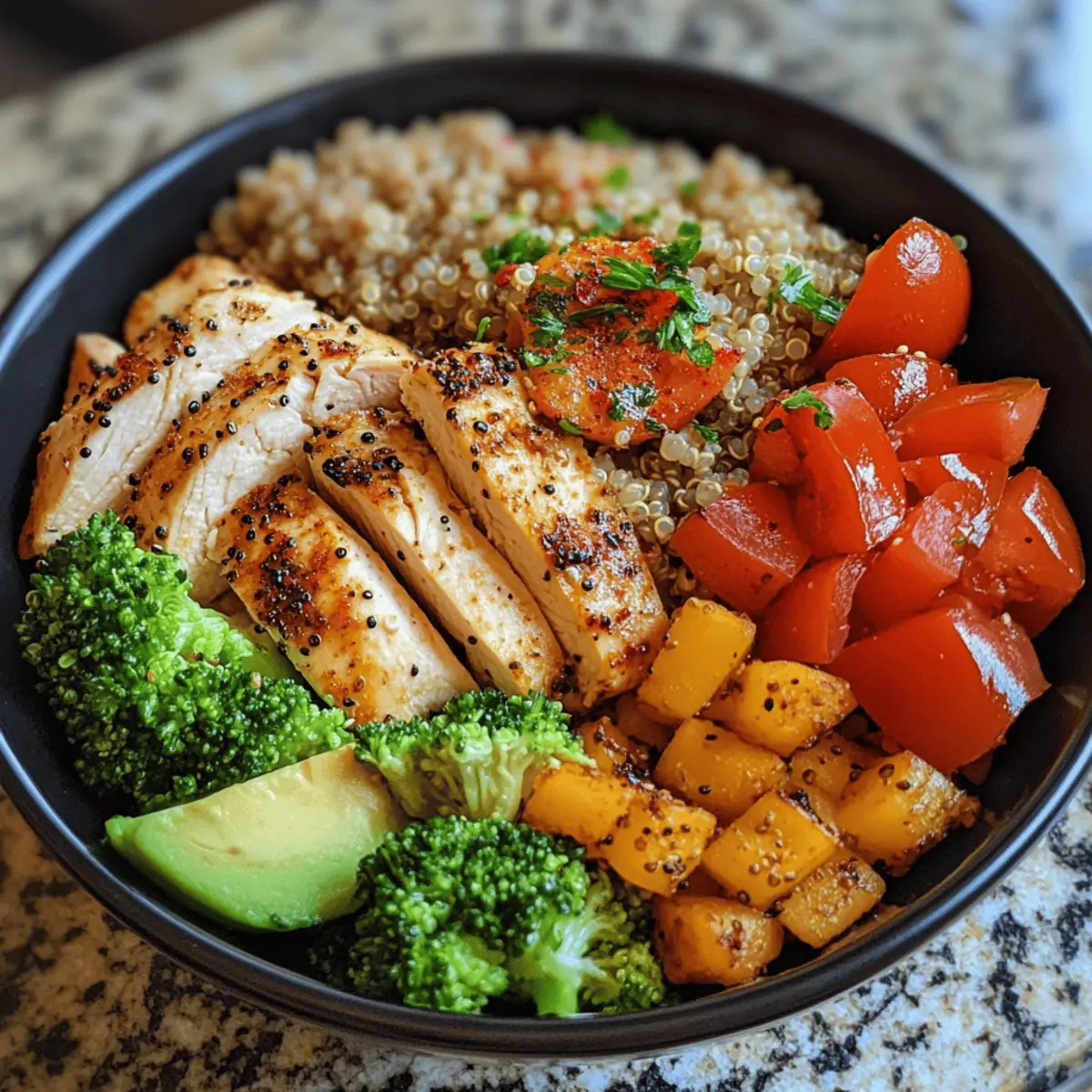 Easy Delicious Chicken and Quinoa Power Bowl with Bold Flavors
