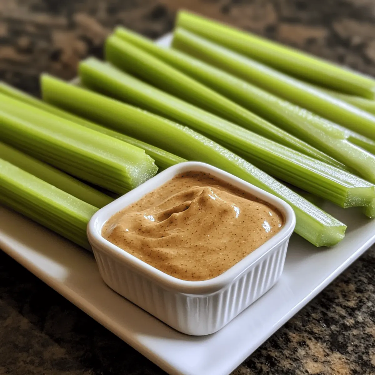 Celery Sticks with Almond Butter Dip: Quick Guilt-Free Crunch