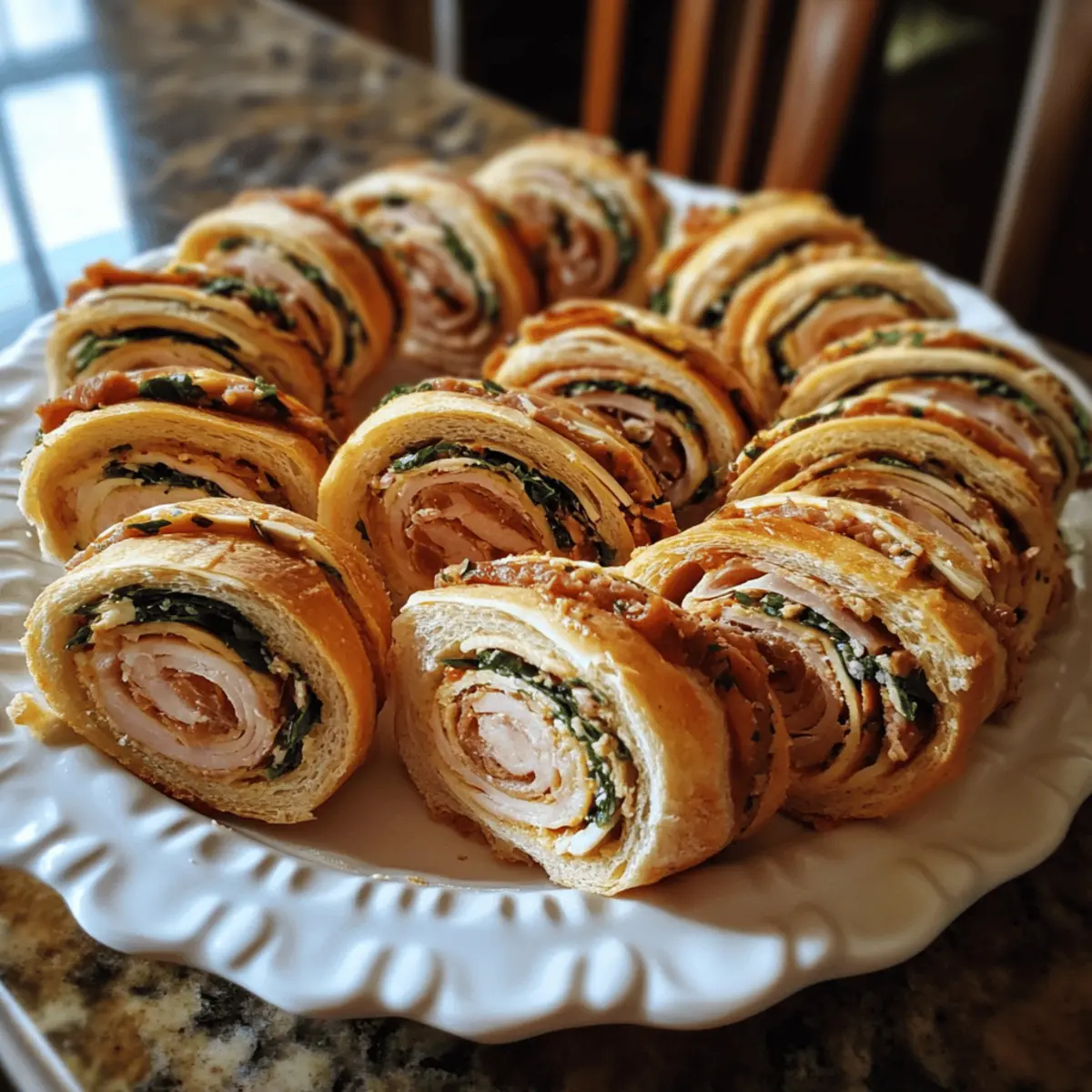 Ultimate Turkey and Provolone Pinwheel Sandwiches - Delicious