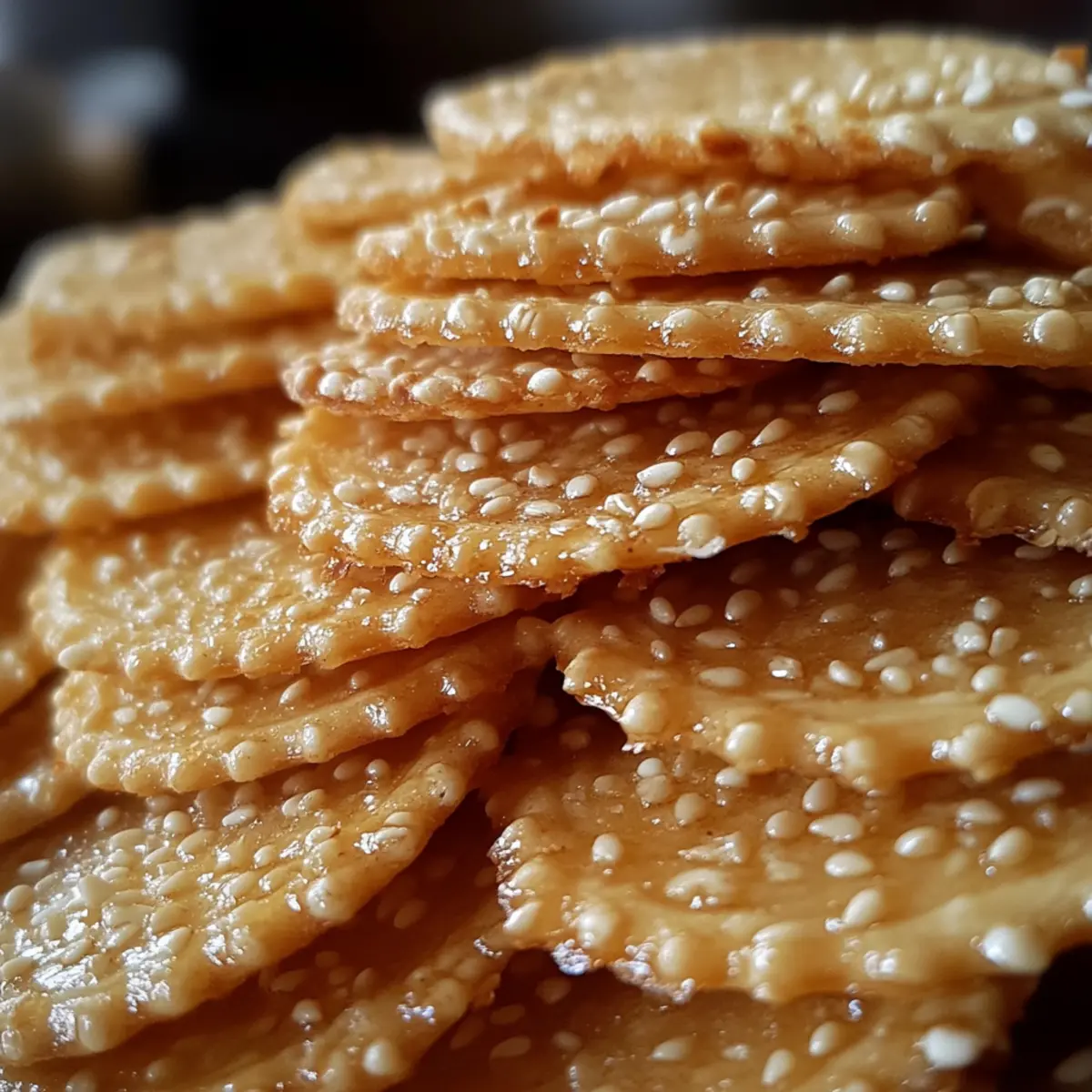 Easy Thai Roasted Coconut and Sesame Wafers – Deliciously Crispy