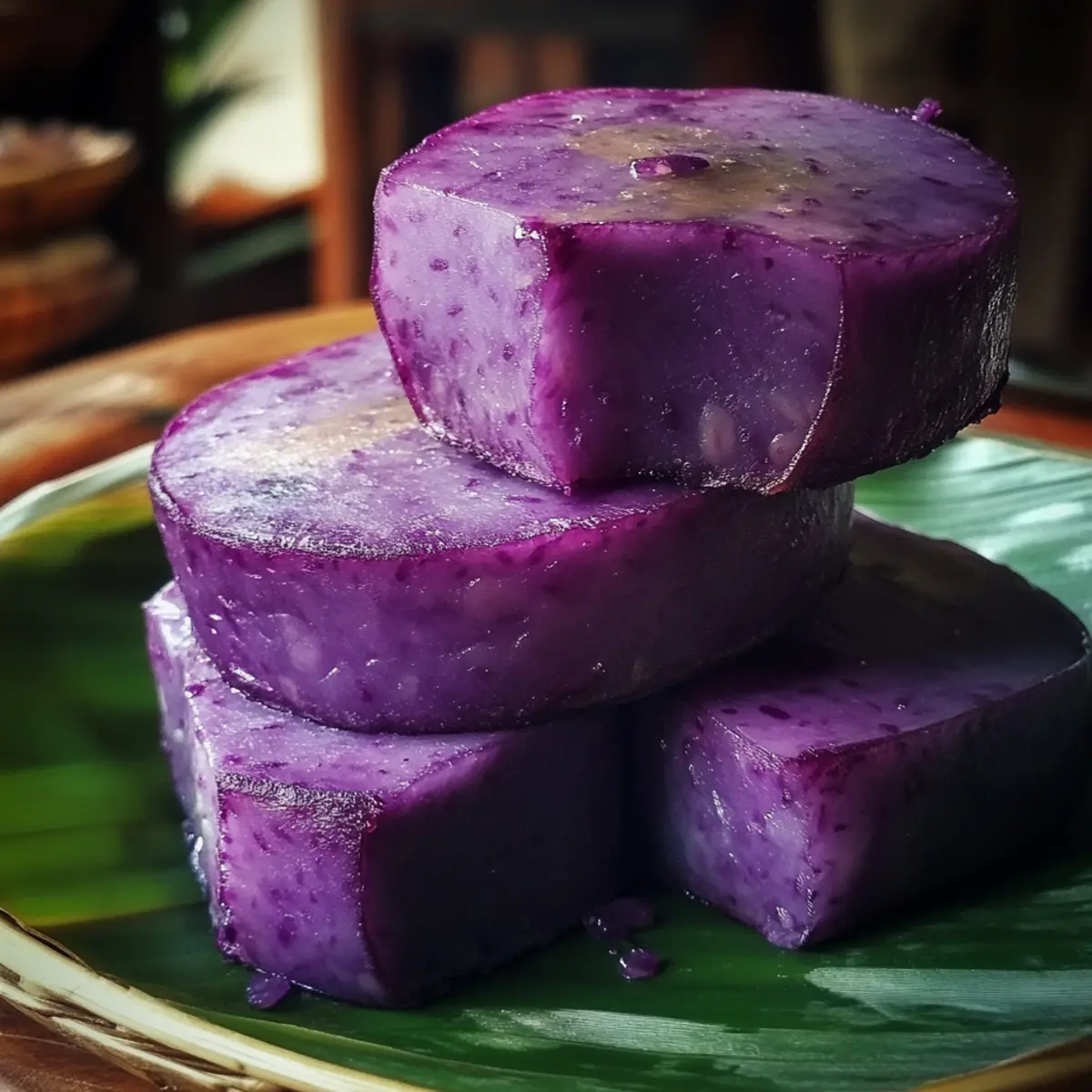 Perfect Philippine Steamed Purple Rice Cakes (Puto Bumbong)